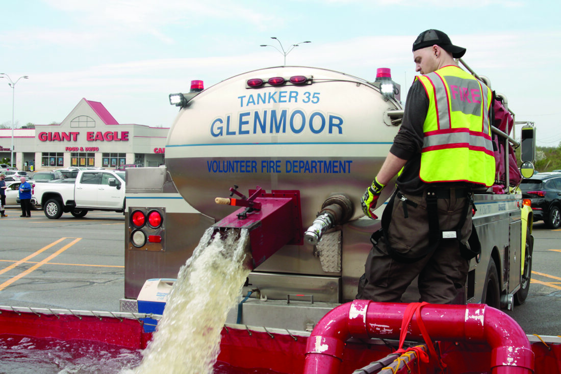 Calcutta VFD hosts multiple fire departments for tanker drill | News ...